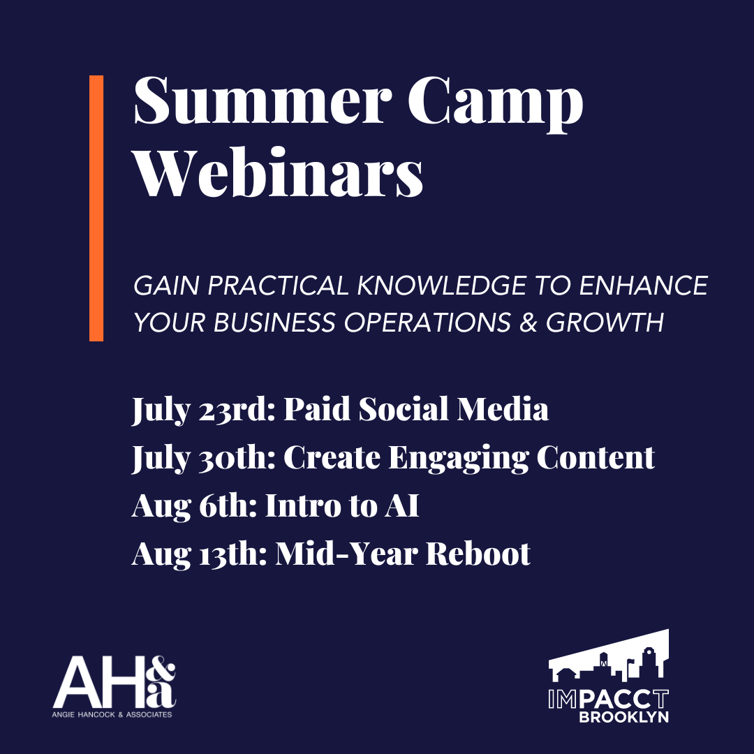 Summer Camp Webinars - IMPACCT Brooklyn